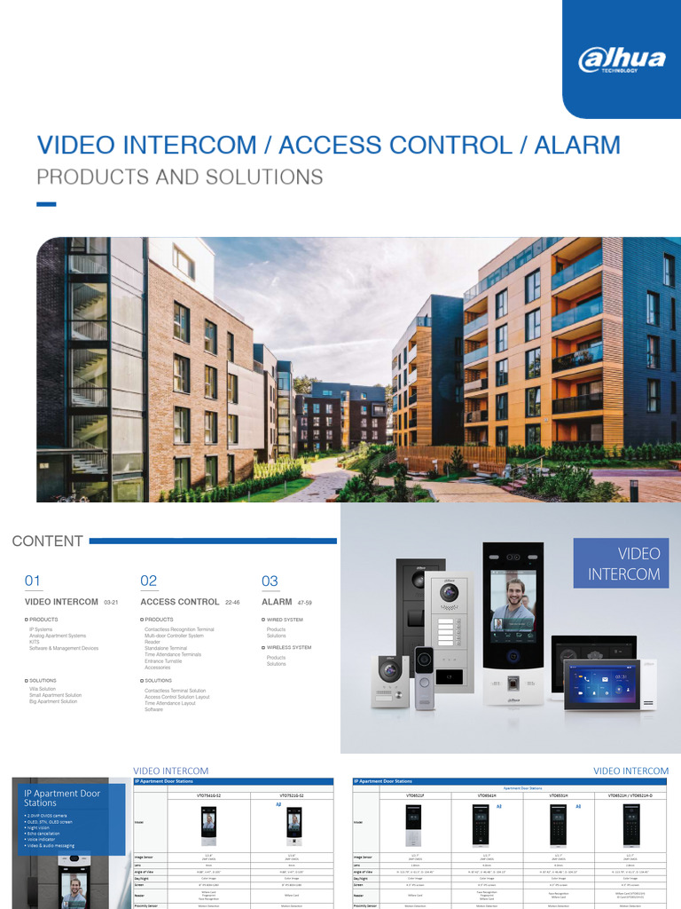 Catalog Video Intercom Access Control Alarm Building India 2025 Final Compressed | PDF ...
