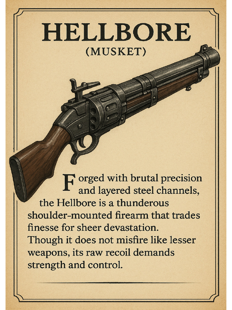 Hellbore Musket | PDF