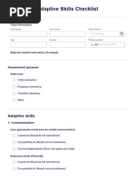 Independent Living Skills Checklist | PDF | Dishwasher | Meal