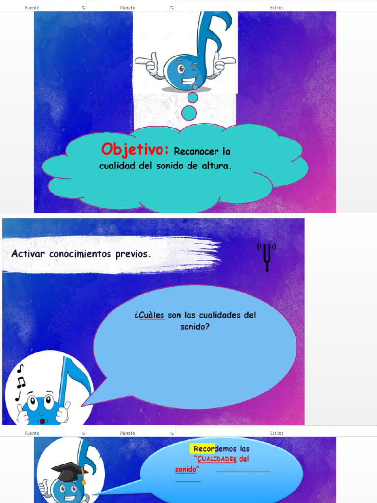 Cualidad de Sonido de Altura | PDF