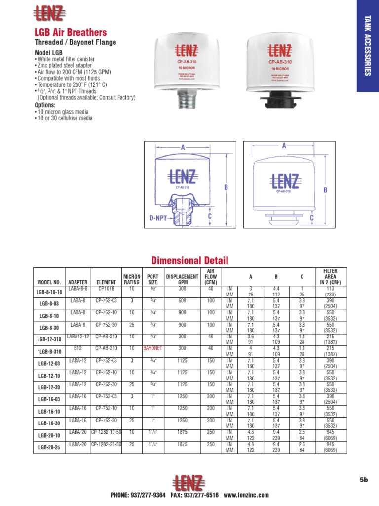 Lenz Tank Accessories | PDF | Pipe (Fluid Conveyance) | Materials