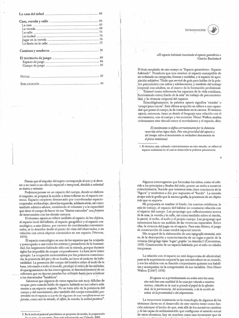 Calmes Daniel Espacio Habitado | PDF