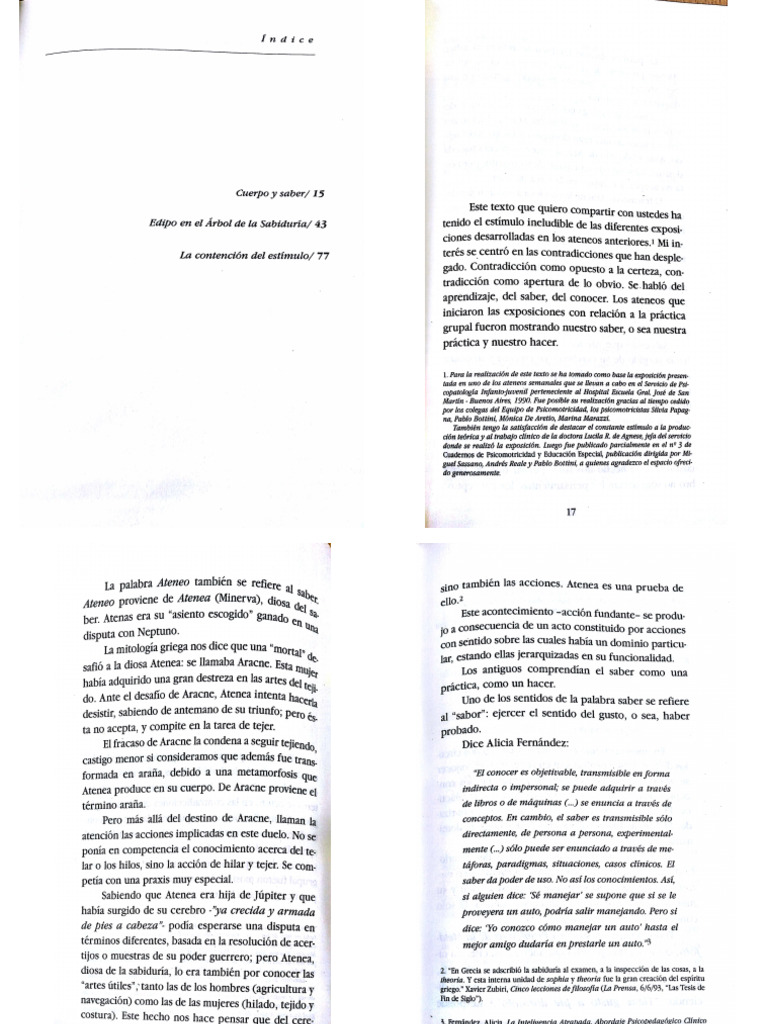 Calmes Daniel Cuerpo y Saber | PDF