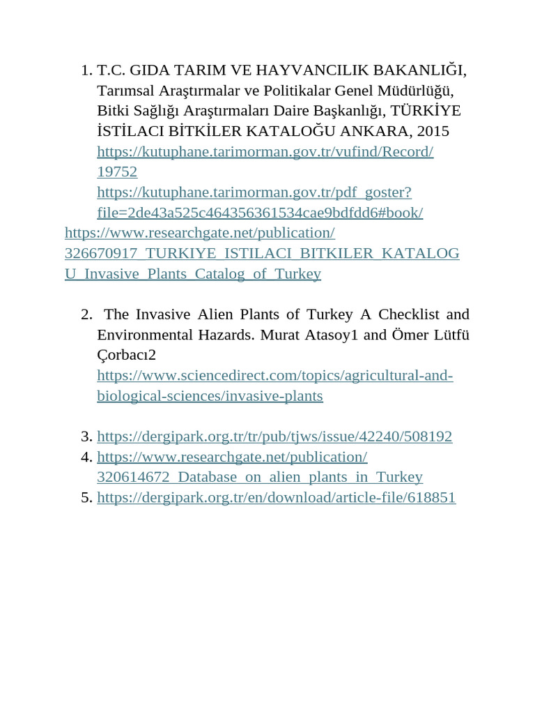 Seminer Kaynakları | PDF