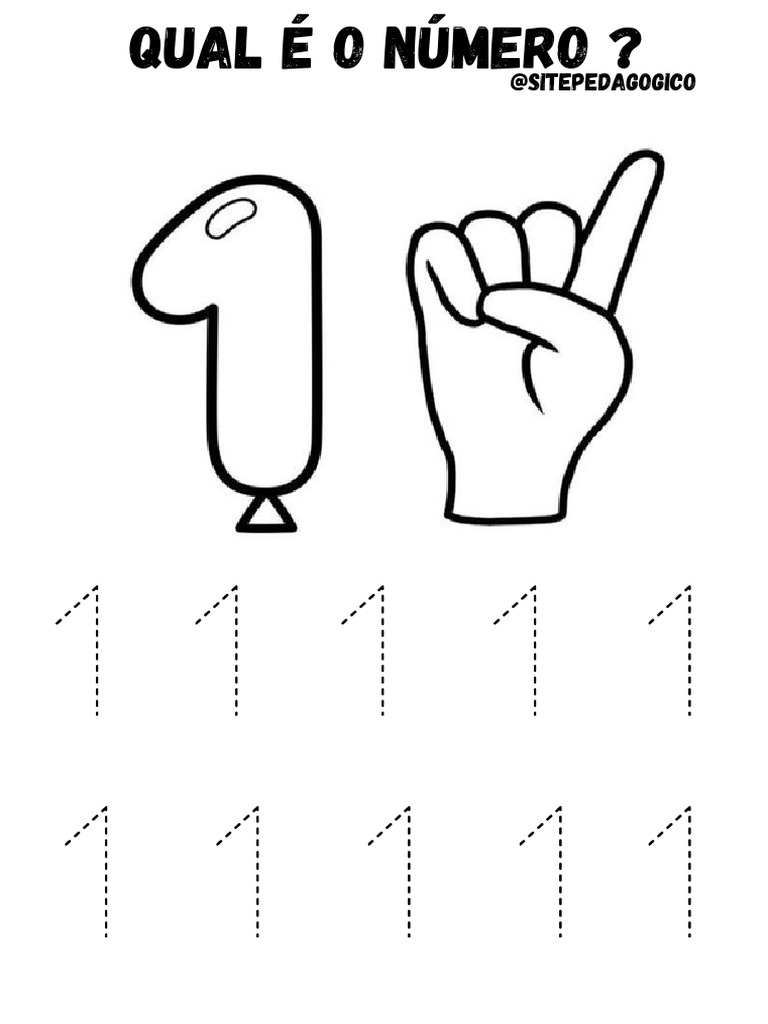 Qual E - o Nu - Mero - Ed Infantil PDF | PDF