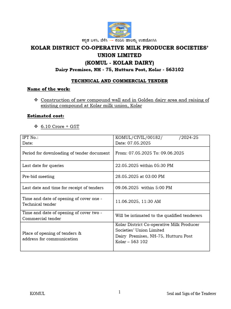 Tender Document | PDF | Taxes | Specification (Technical Standard)