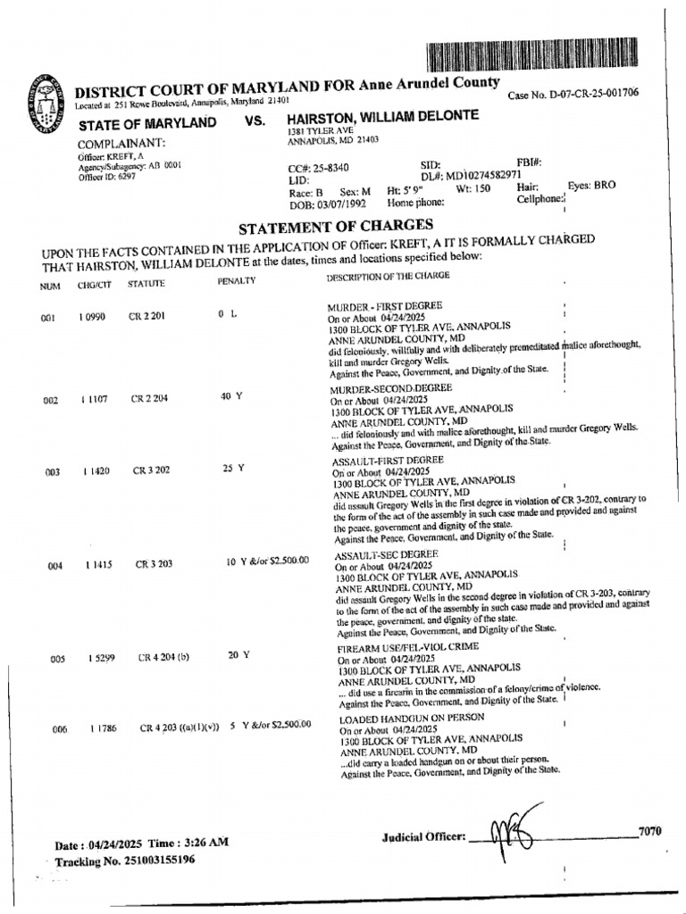 Suspect Arrested in Murder of Gregory Wells | PDF