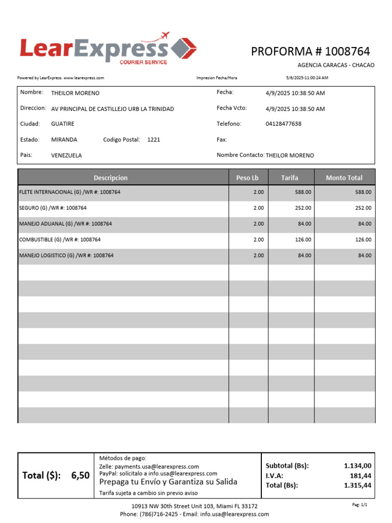 Invoice 1 | PDF