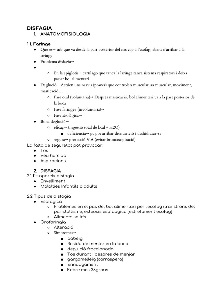 DISFAGIA | PDF
