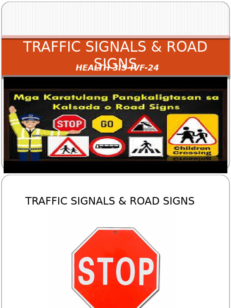 Traffic Signals & Road Signs | PDF