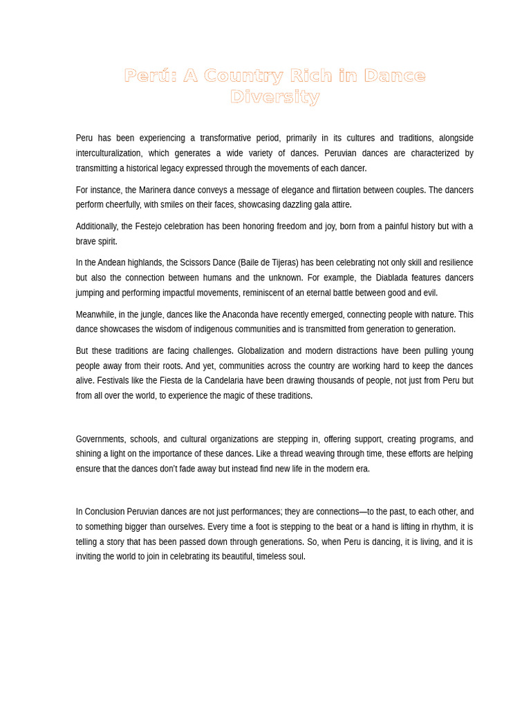 Peru Ingles | PDF