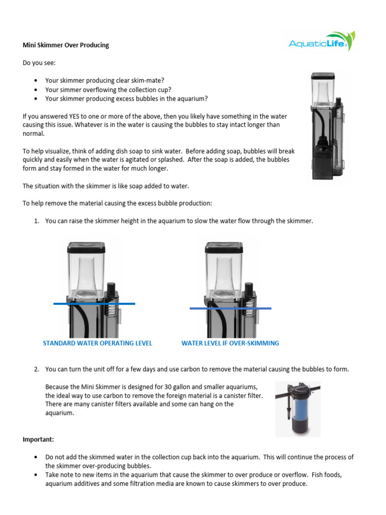 Mini Skimmer Over Producing | PDF