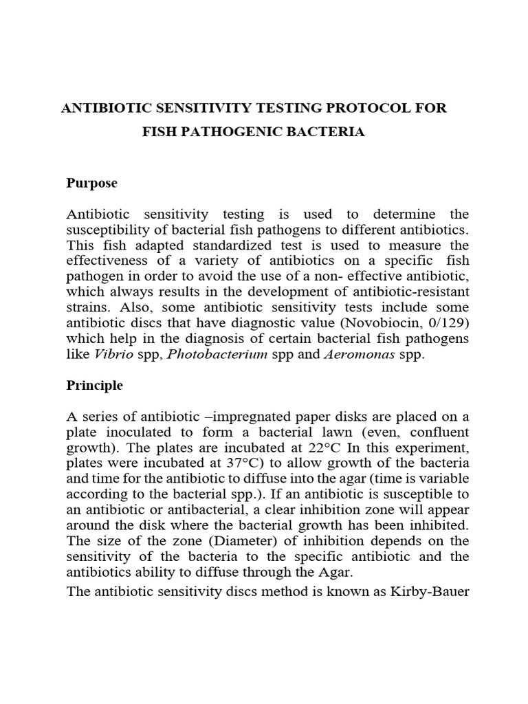 Exp. 02. Antibiotic Sensitivity Test | PDF | Microbiology | Organisms
