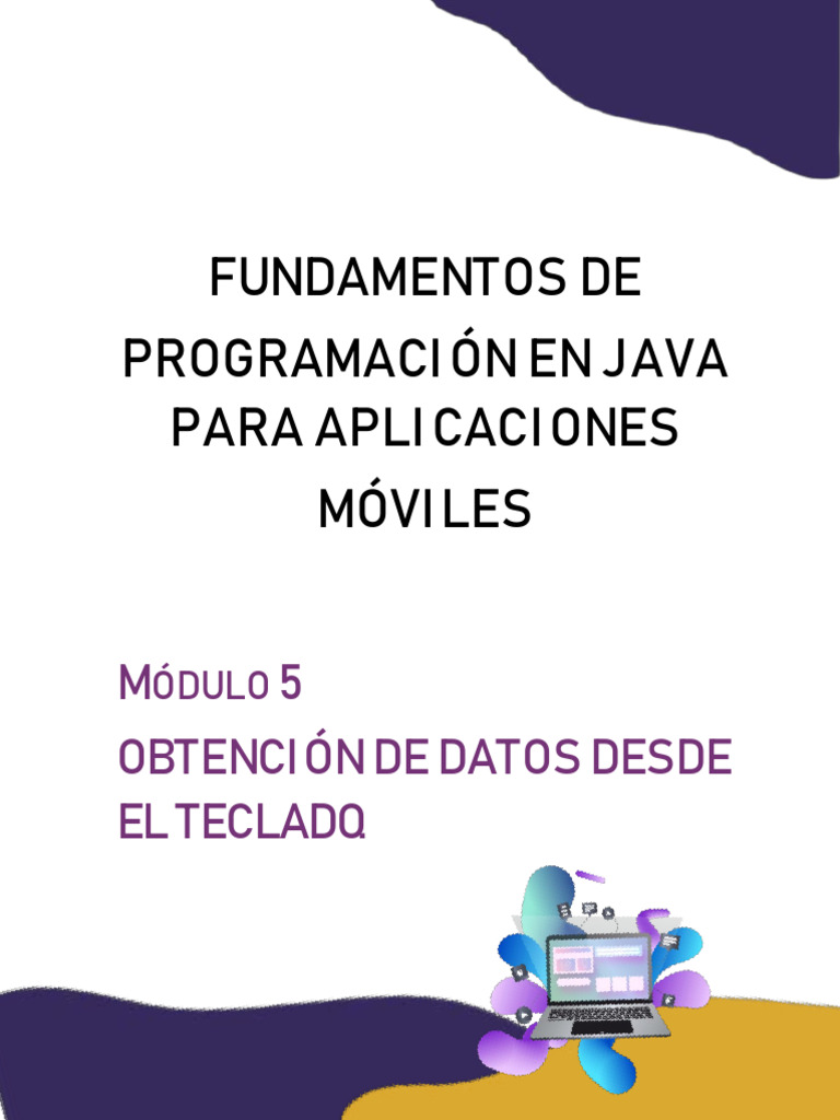 Módulo 5. Obtención de Datos Desde El Teclado | PDF