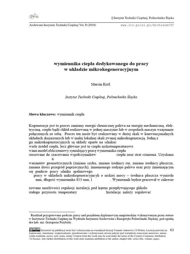 Model Symulacyjny Oraz Obliczenia w (4) | PDF
