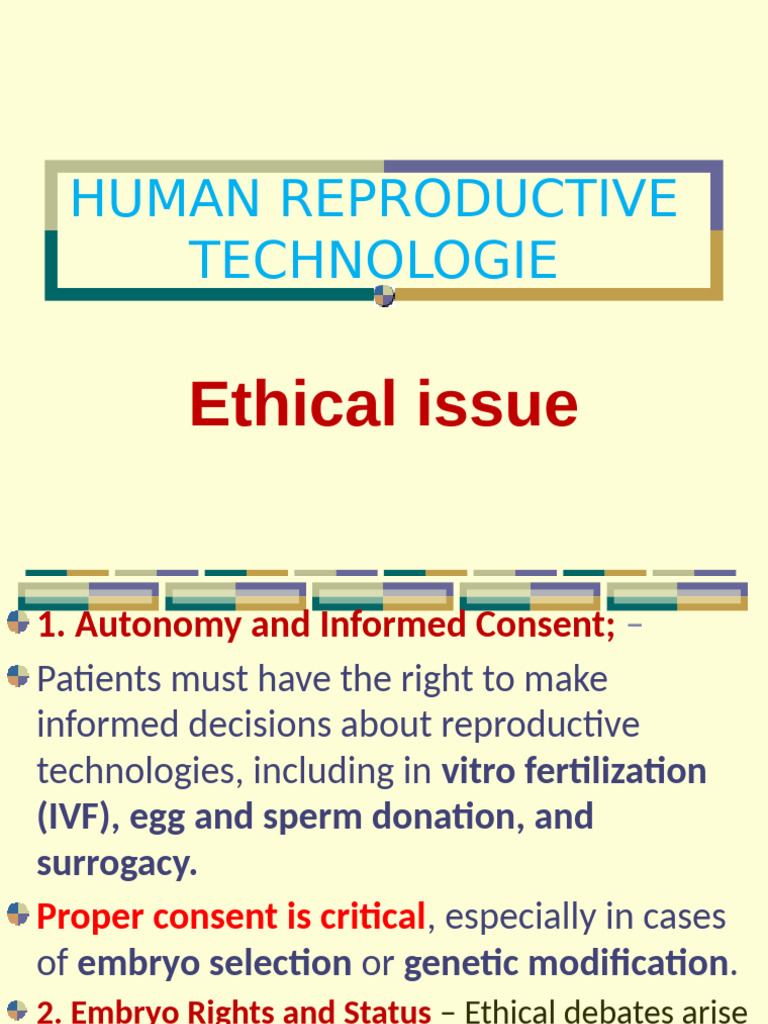 Lecture 6b Human Reproductive Technologies (HRT) | PDF | In Vitro ...