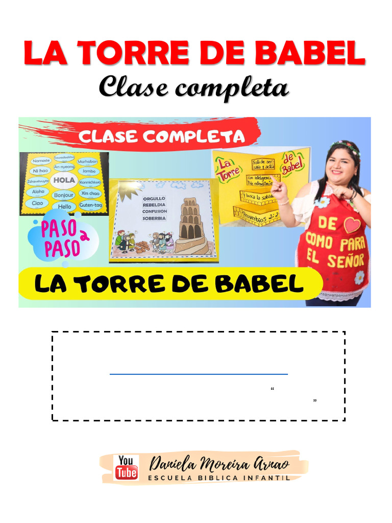 Clase Torre de Babel | PDF | Noé | Dios