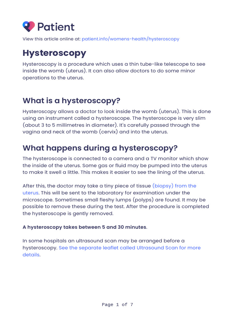 Normal Hysteroscopy Images Explained | PDF | Clinical Medicine ...