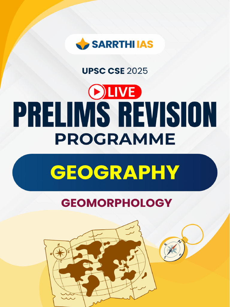 Unit 1 - Geomorphology - Mind Maps Darkhorse | PDF