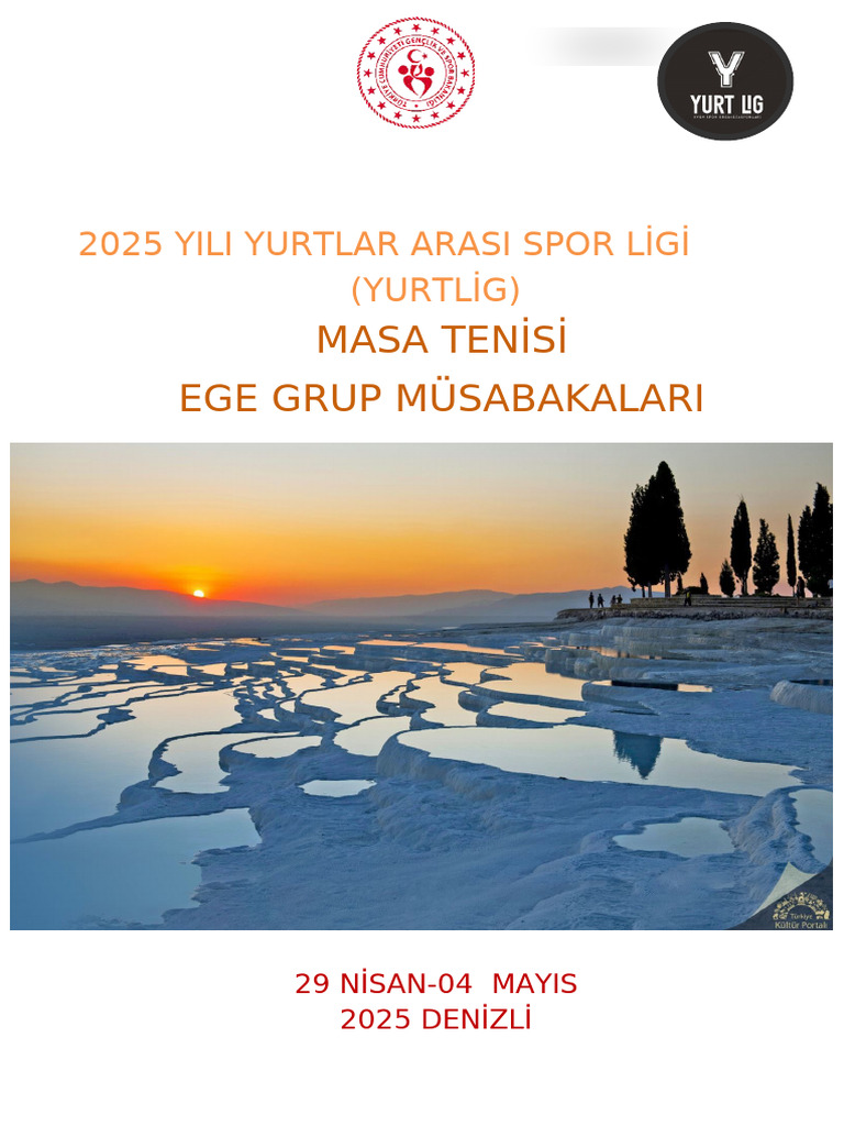 Masa Tenisi 29 Nisan-04 Mayis 2025 Musabaka Programi | PDF