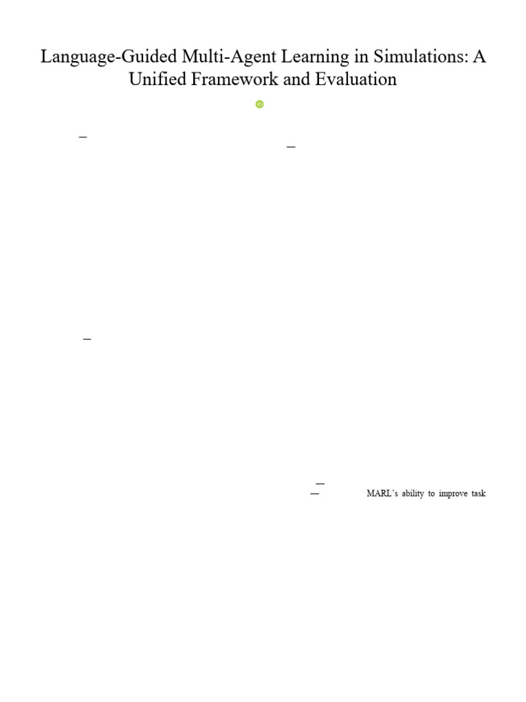 Language-Driven Multi-Agent Learning Framework | PDF | Learning ...