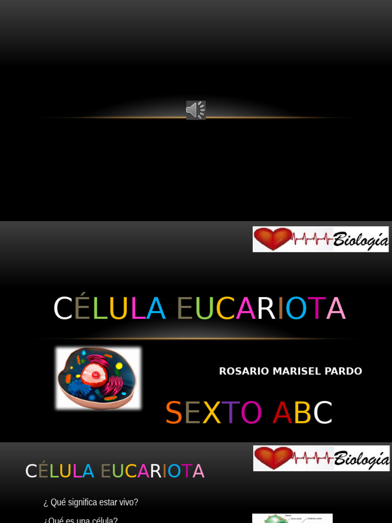 Célula Eucariota Presentación Powerpoint | PDF | Biología Celular) | Histología