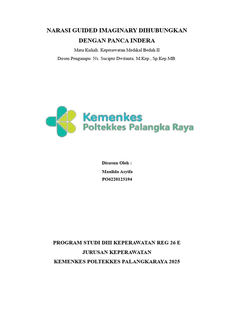 Maulida Asyifa - Narasi Guided Imagery | PDF