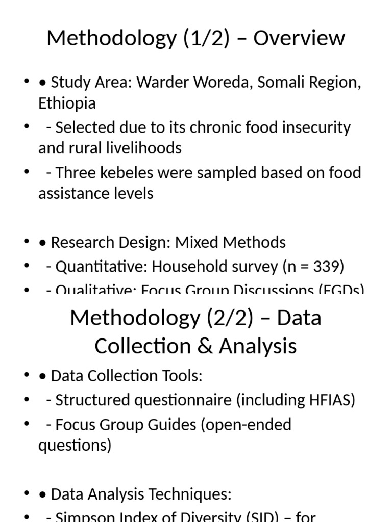 Methodology_Slides n | PDF