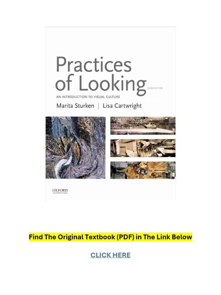Practices of Looking: Visual Culture Insights | PDF | Visualization ...