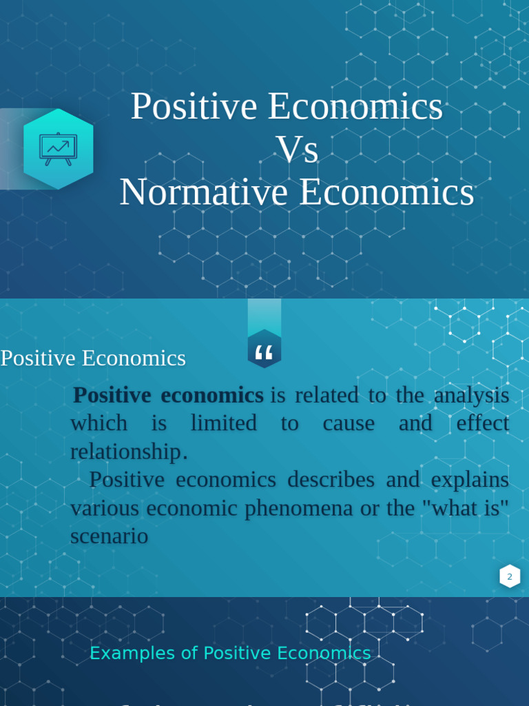 Positive Vs Normative | PDF