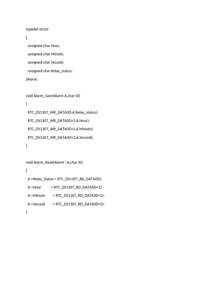 Typedef Struct | PDF