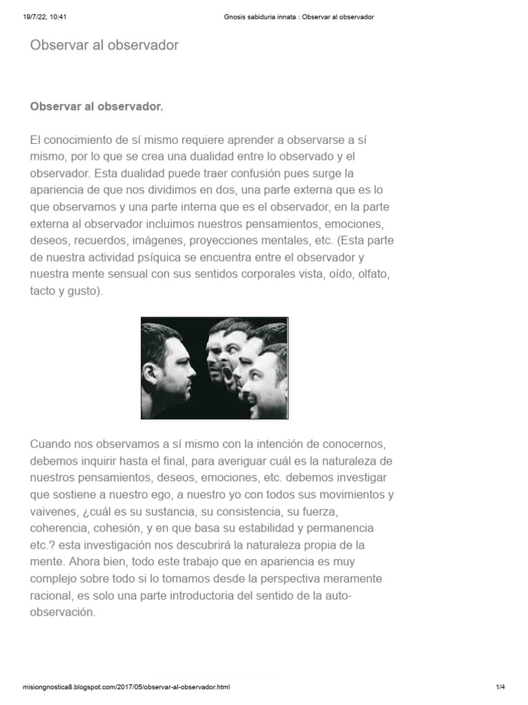 Observar Al Observador | PDF | Śūnyatā | Amor