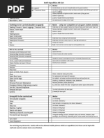 Air Assault School Packing List | PDF