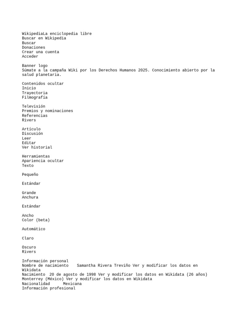 La Popular Streamer Mexicana Samy Rivera | PDF