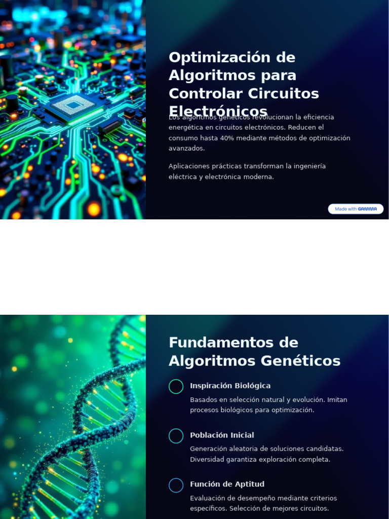 Optimizacion de Algoritmos para Controlar Circuitos Electronicos | PDF | Electrónica | Algoritmo ...
