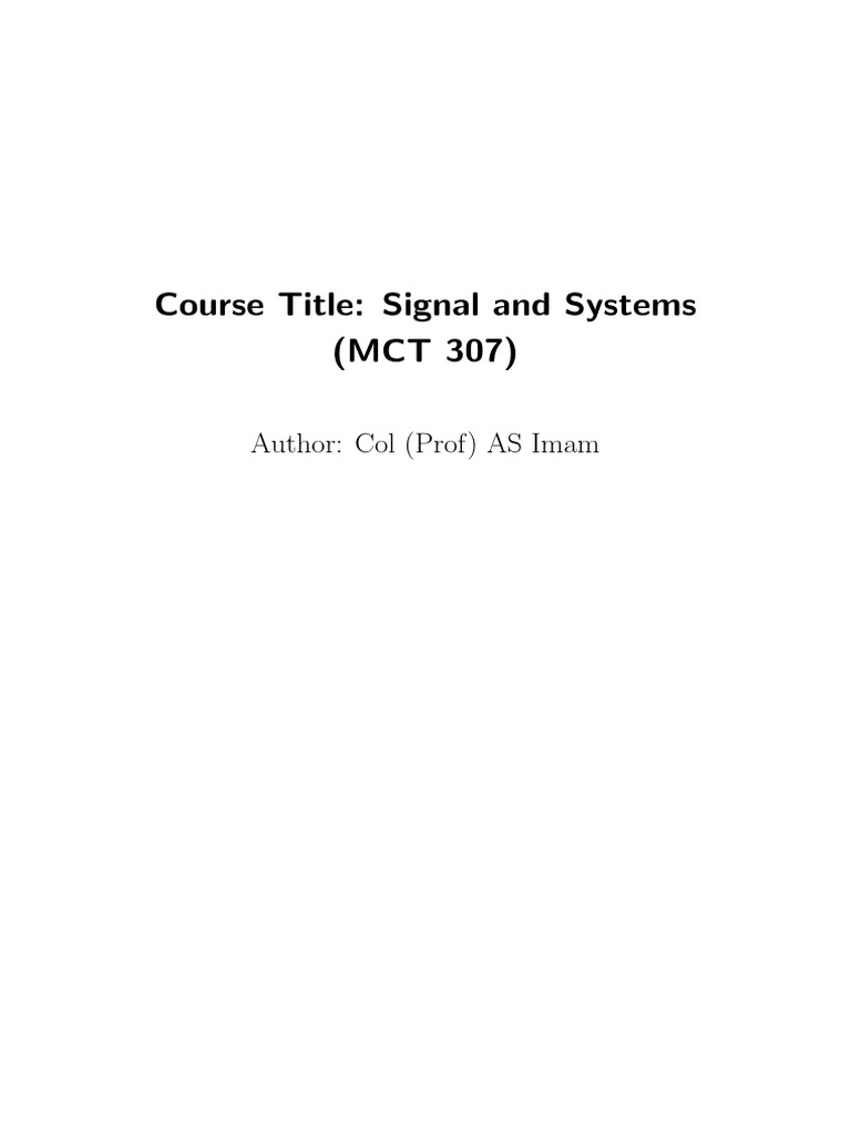 Modeule 2 - Mathematical Modelling and Systems Analysis | PDF ...