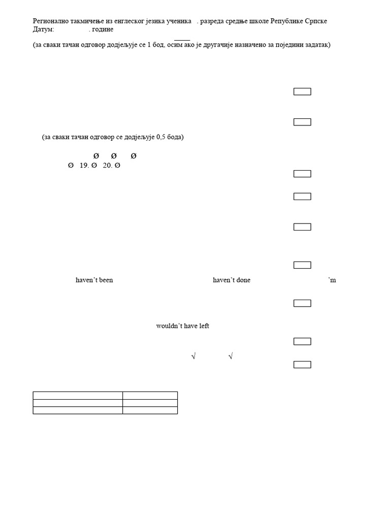 Rjesenje Zadataka Regionalno Takmicenje EJ SS | PDF