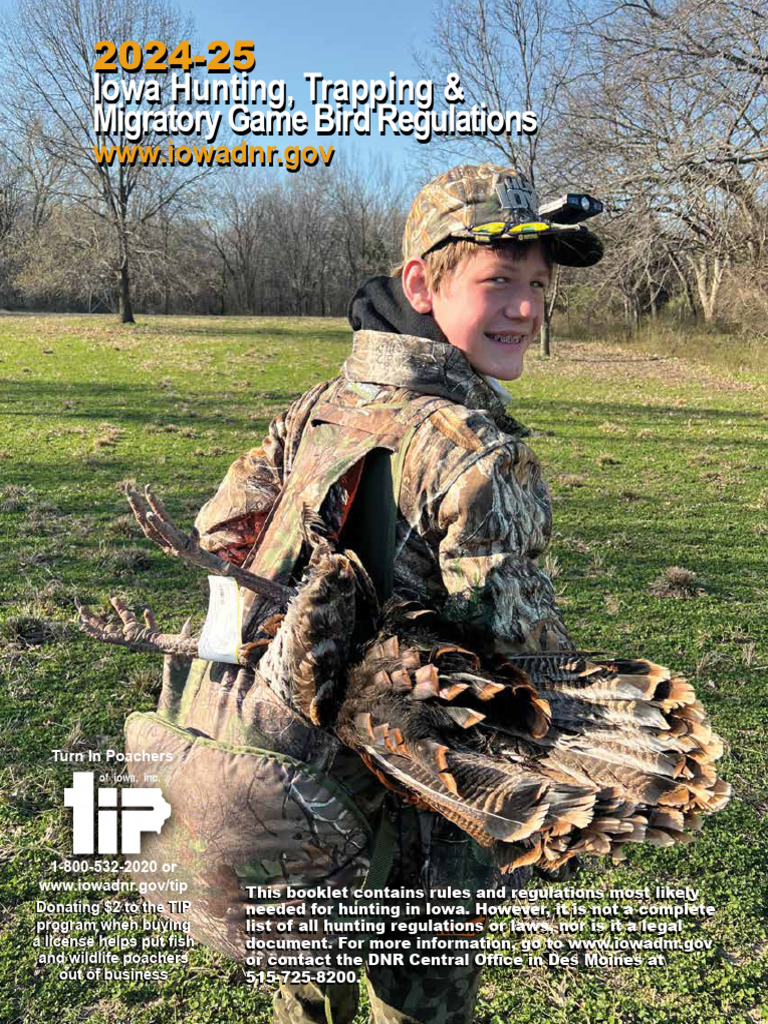 Iowa Hunting seasons and Regulations | PDF | Hunting | Trapping