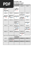 2025 Psle Exam Timetable | PDF | Linguistics
