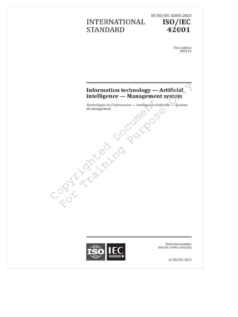 Iso 42001-2023 | PDF