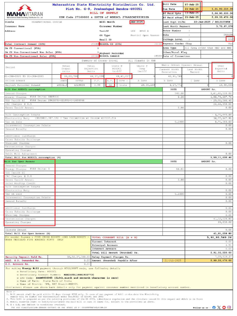 Sample-Open Access Bill 27.05.2025 | PDF