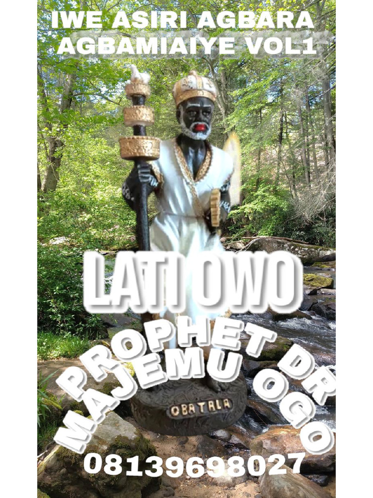 Iwe Asiri Agbara Agbamiaiye Vol1 08139698027 | PDF