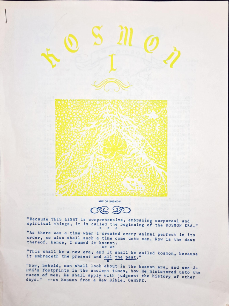 Kosmon 1 | PDF | Mormonism | Love