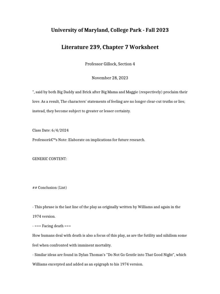 Literature 239 Chapter 7 Worksheet | PDF | American Film Actors ...