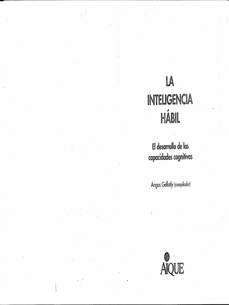 Gellatly inteligencia Habil | PDF