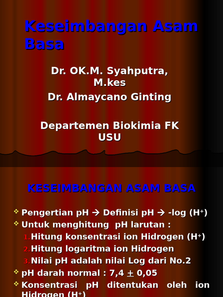 K9 Keseimbangan Asam Basa (BRS) | PDF