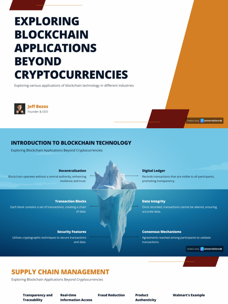 Blockchain Technology Beyond Cryptocurrencies | PDF