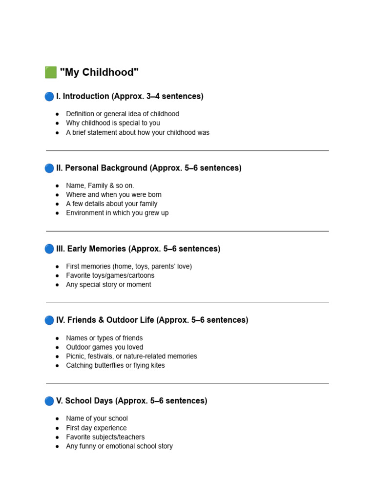 Childhood PDF 12 | PDF