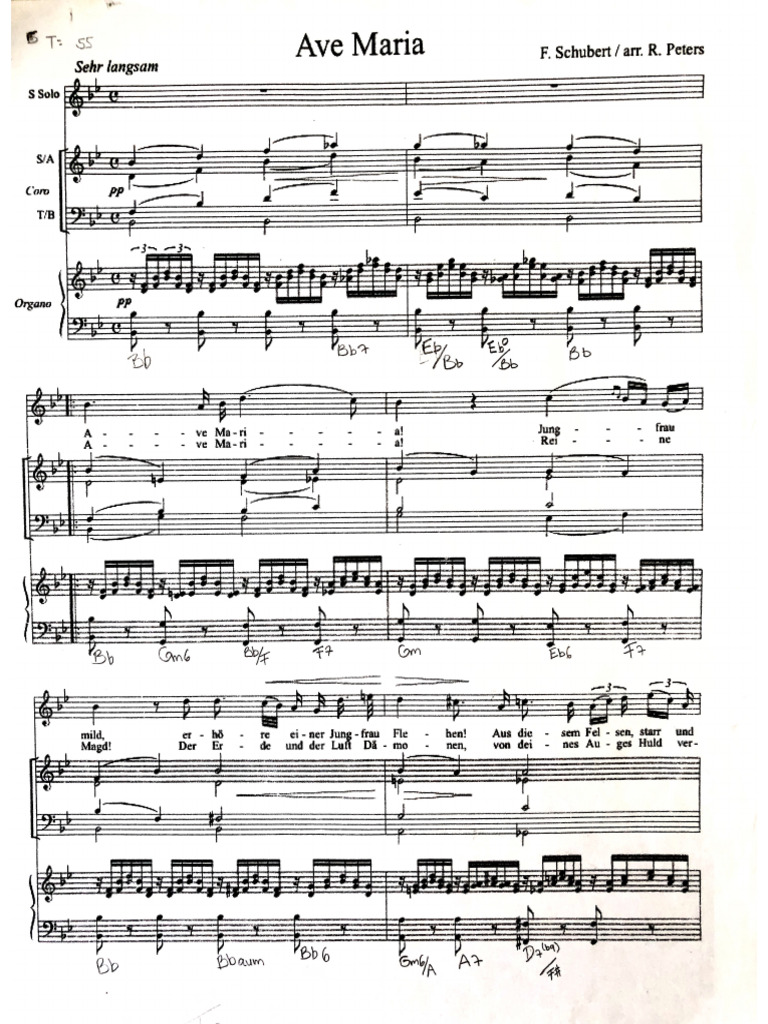 Ave Maria Piano | PDF
