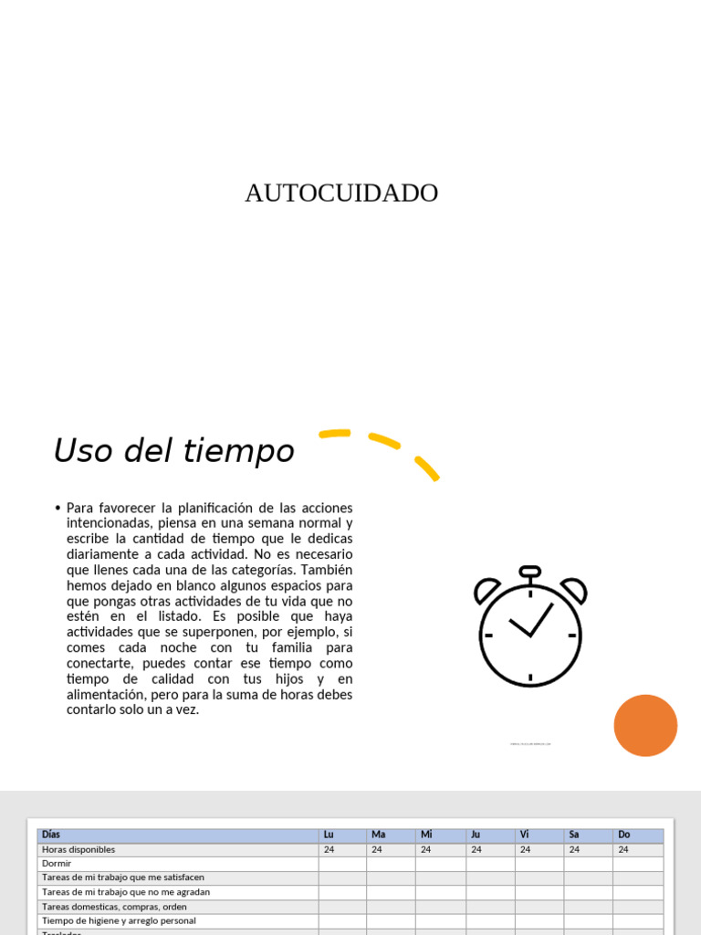 Cuadernillo Autocuidado | PDF | Sicología